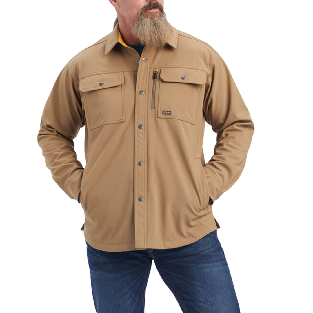 Ariat Men's Rebar DuraStretch Utility Softshell Shirt Jacket | Lammle's ...