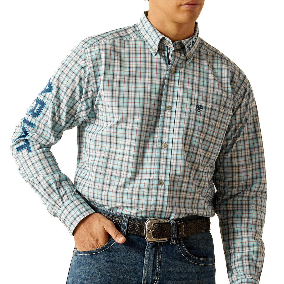 Ariat Men's Pro Series Team Lawrence Classic Fit Button-Down Plaid Shi ...
