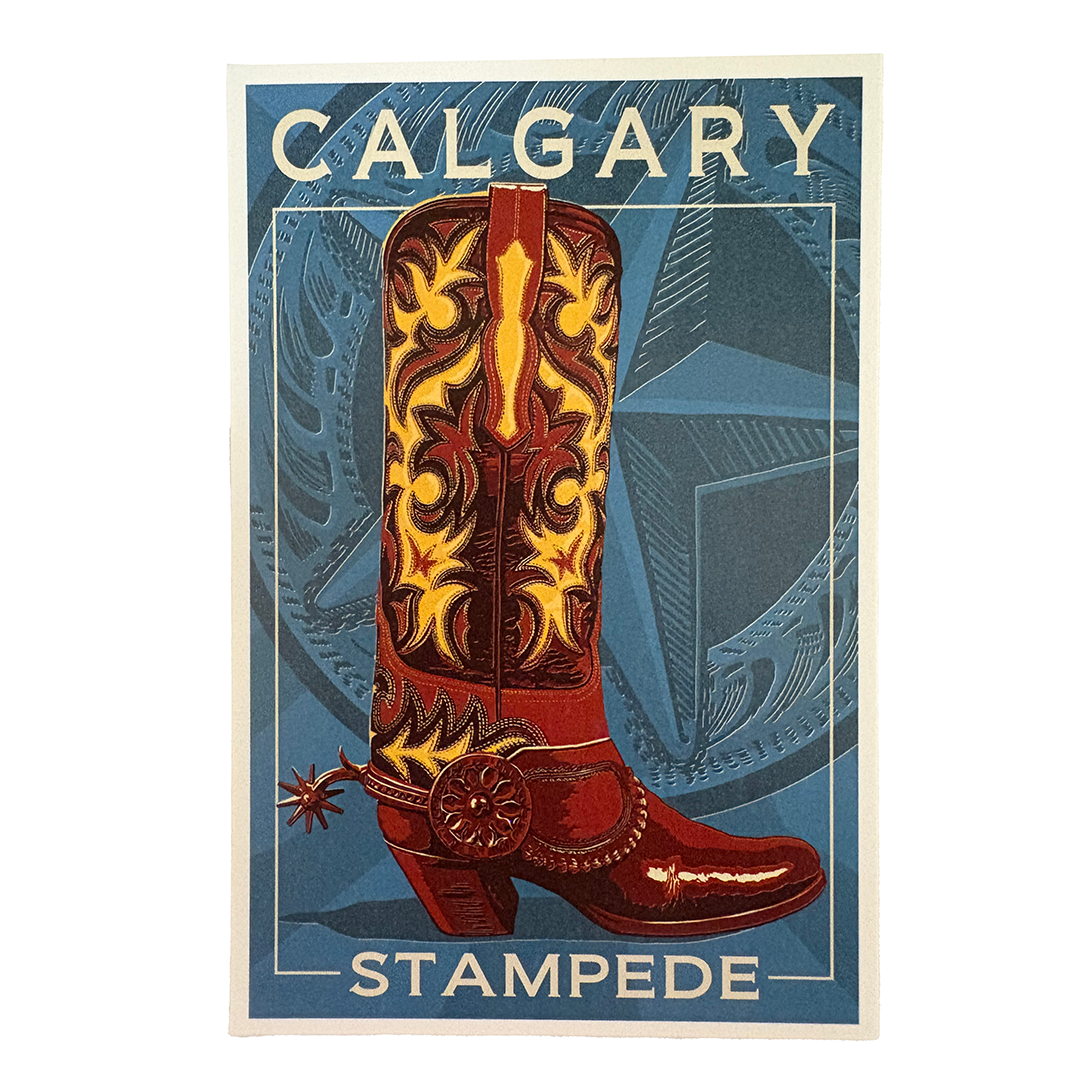Calgary Stampede Cowboy Boot Postcard | Lammle's – Lammle's Western Wear