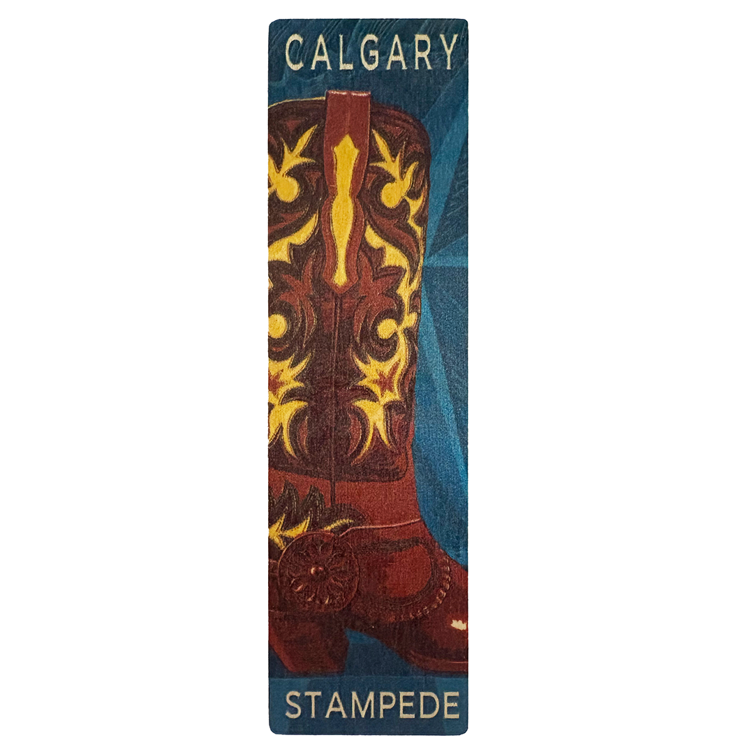 Calgary Stampede Wood Cowboy Boot Book Mark | Lammle's – Lammle's ...