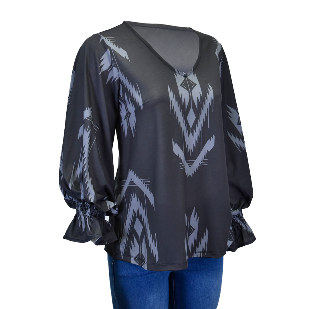 Cowgirl Hardware Women's Aztec Blouse | Lammle's – Lammle's Western Wear