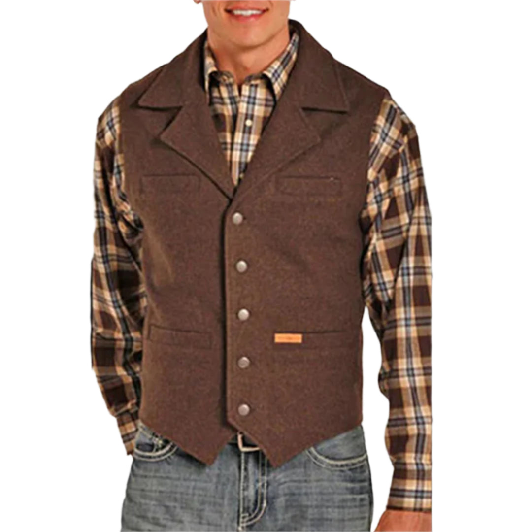 Powder River Outfitters Men's Montana Wool Vest | Lammle's – Lammle's ...
