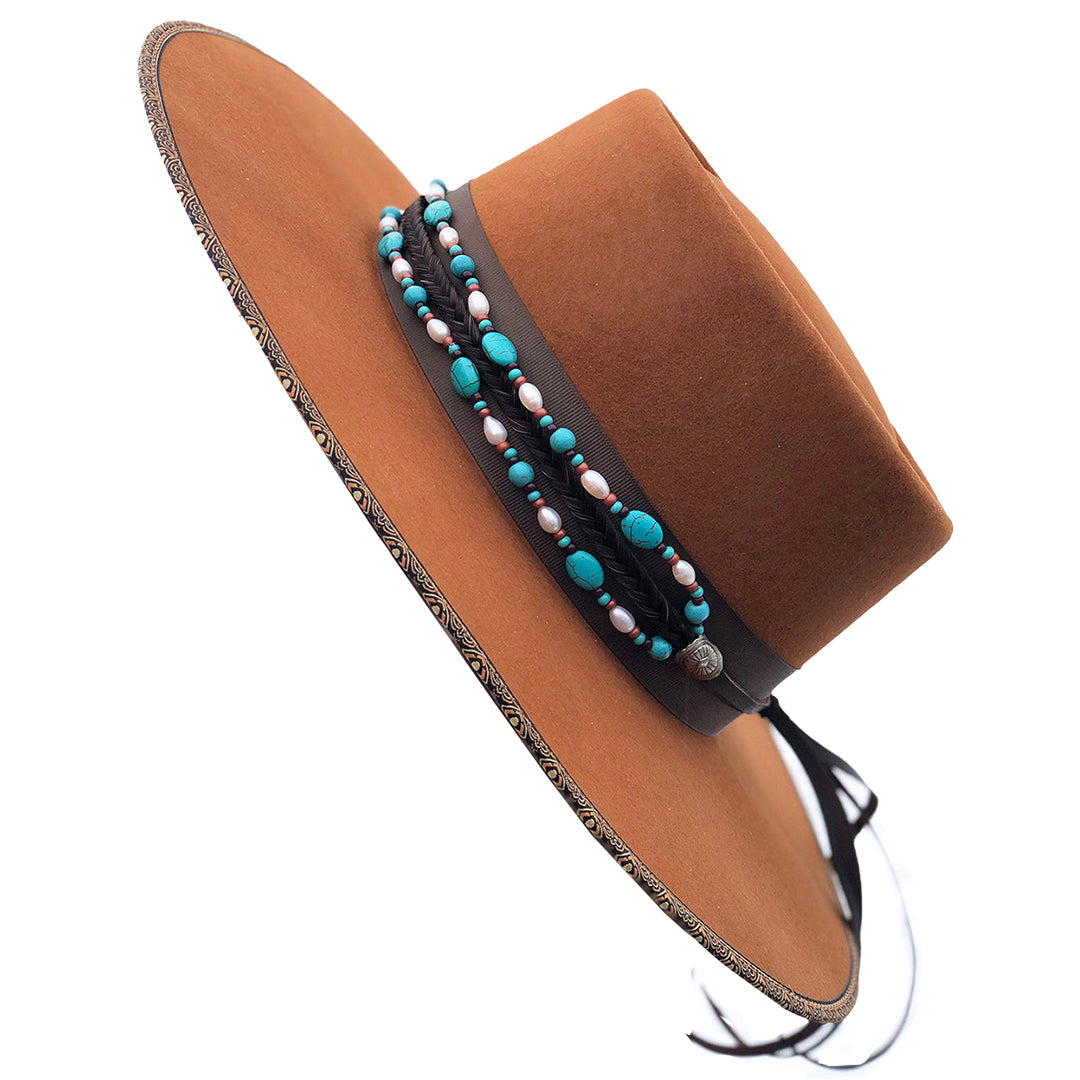 Cowboy Collectibles Bead Turquoise Hat Band | Lammle's – Lammle's ...