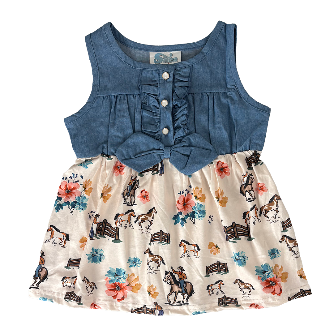 Shea Baby Ranch Life Print Dress | Lammle's – Lammle's Western Wear