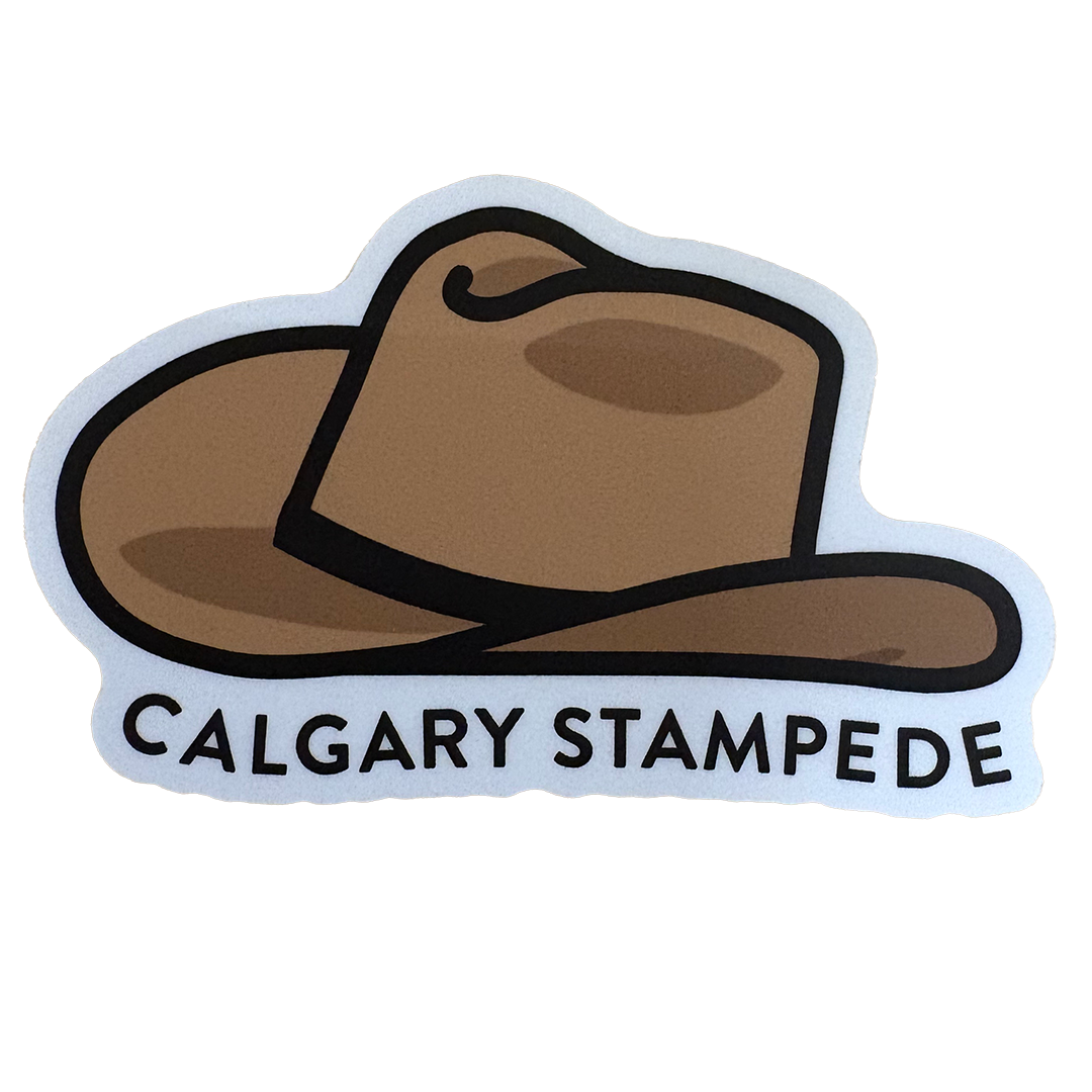 Calgary Stampede Cowboy Hat Sticker | Lammle's – Lammle's Western Wear