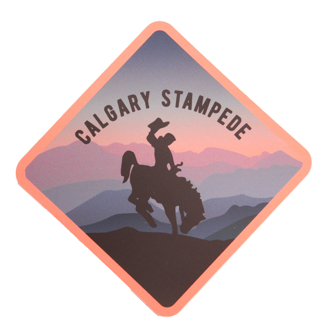 Calgary Stampede Bucking Horse Diamond Sticker | Lammle's – Lammle's ...