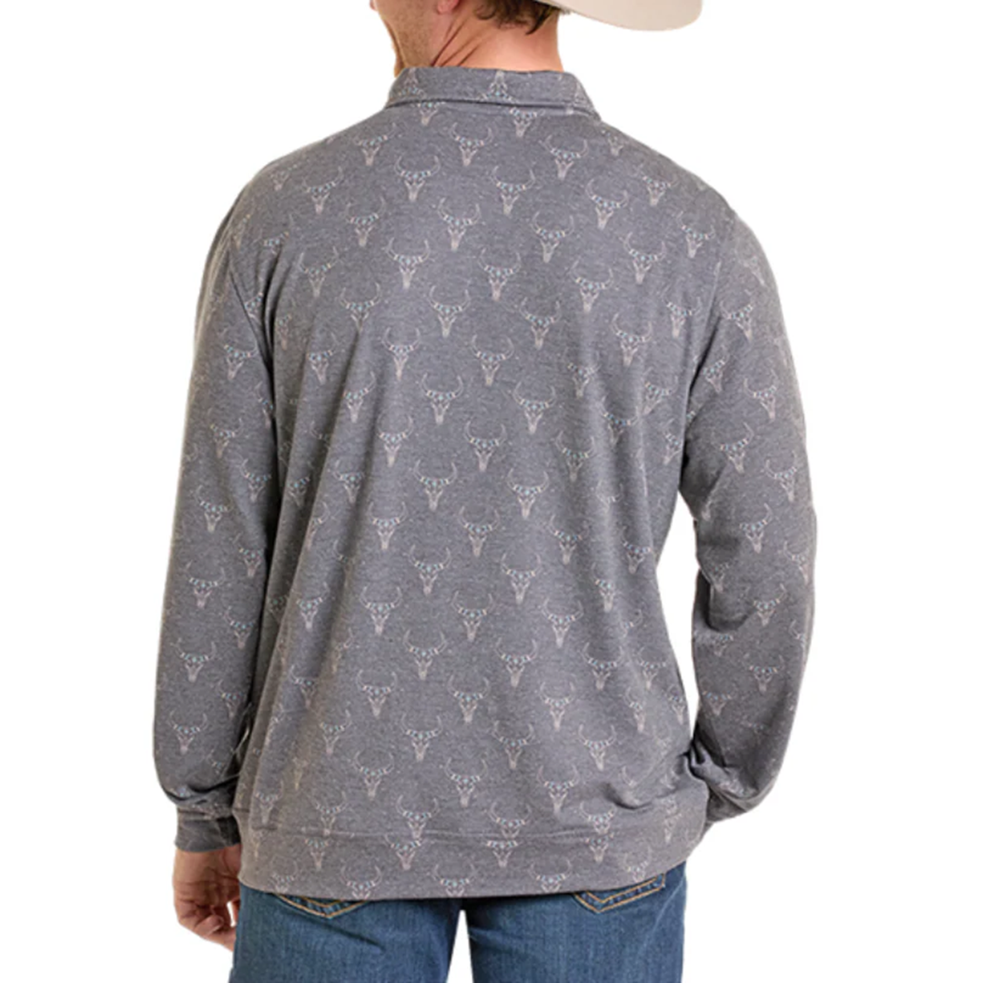 Rock & Roll Denim Men's Longhorn Pullover | Lammle's – Lammle's Western ...