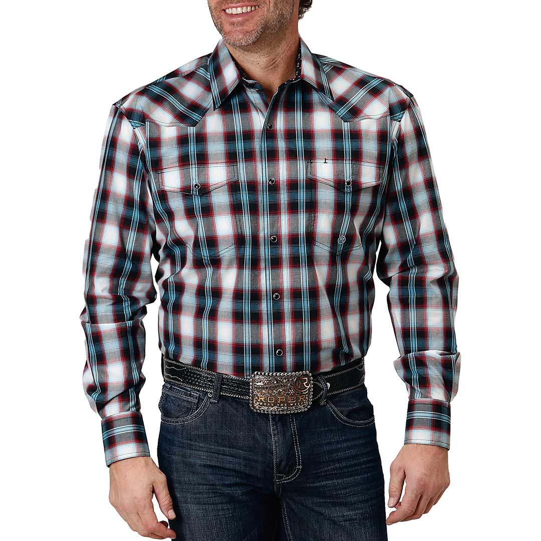 Roper Men's Bold Plaid Snap Shirt | Lammle's – Lammle's Western Wear