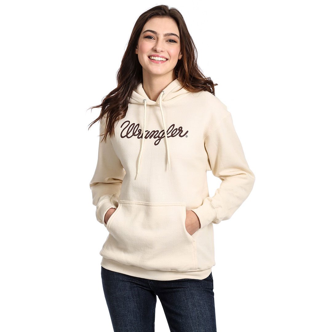 Wrangler Ivory Rope Logo Hoodie | Women's Hoodies | Lammle's – Lammle's ...