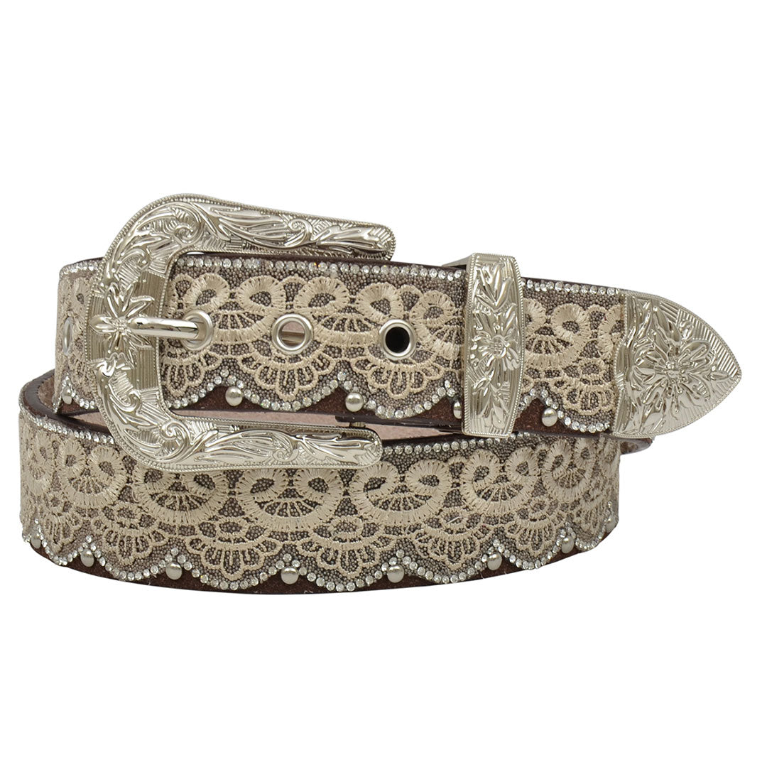 Angel Ranch Lace & Bead Belt | Women's Belts | Lammle's – Lammle's ...