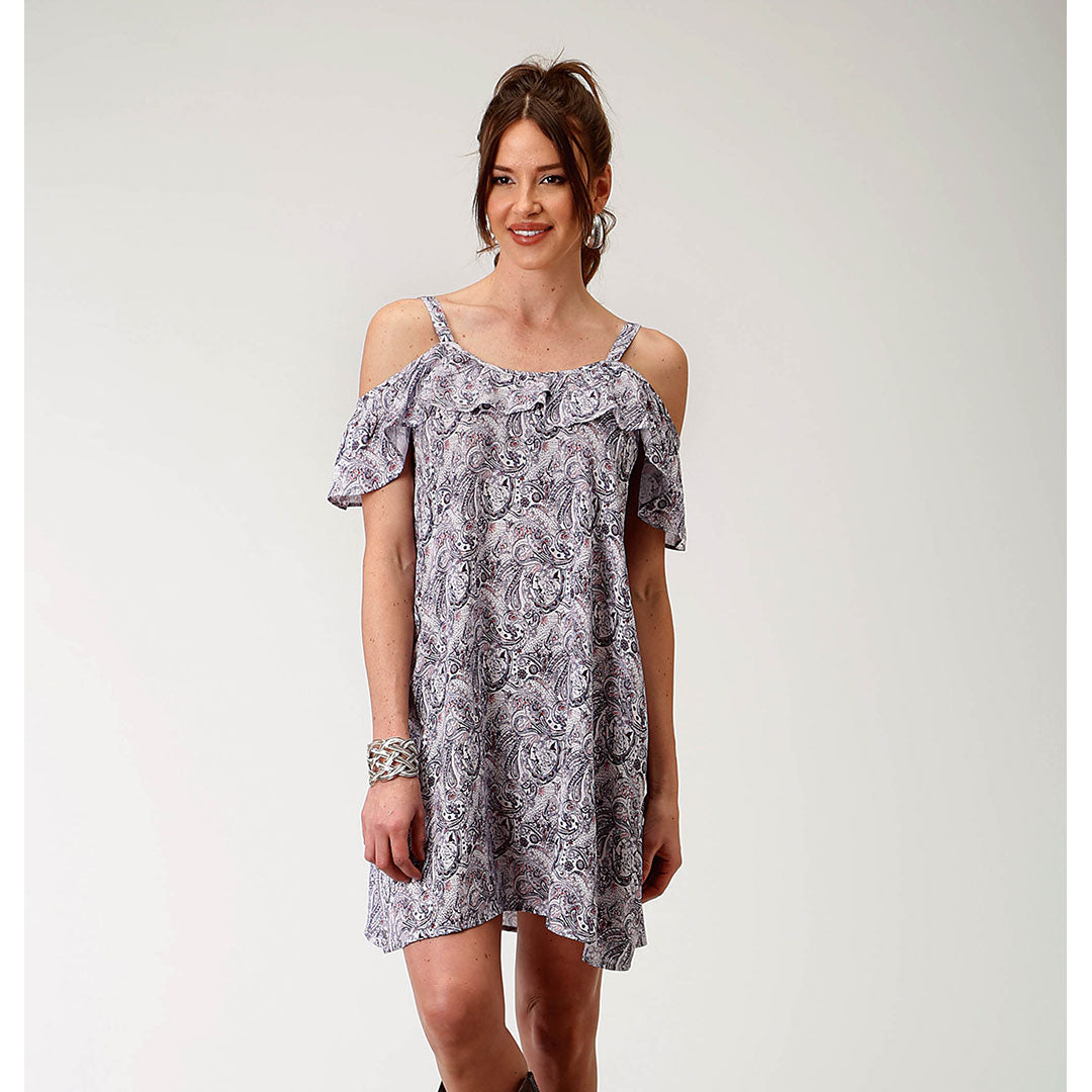 Roper Blue Paisley Dress | Women's Dresses | Lammle's – Lammle's ...
