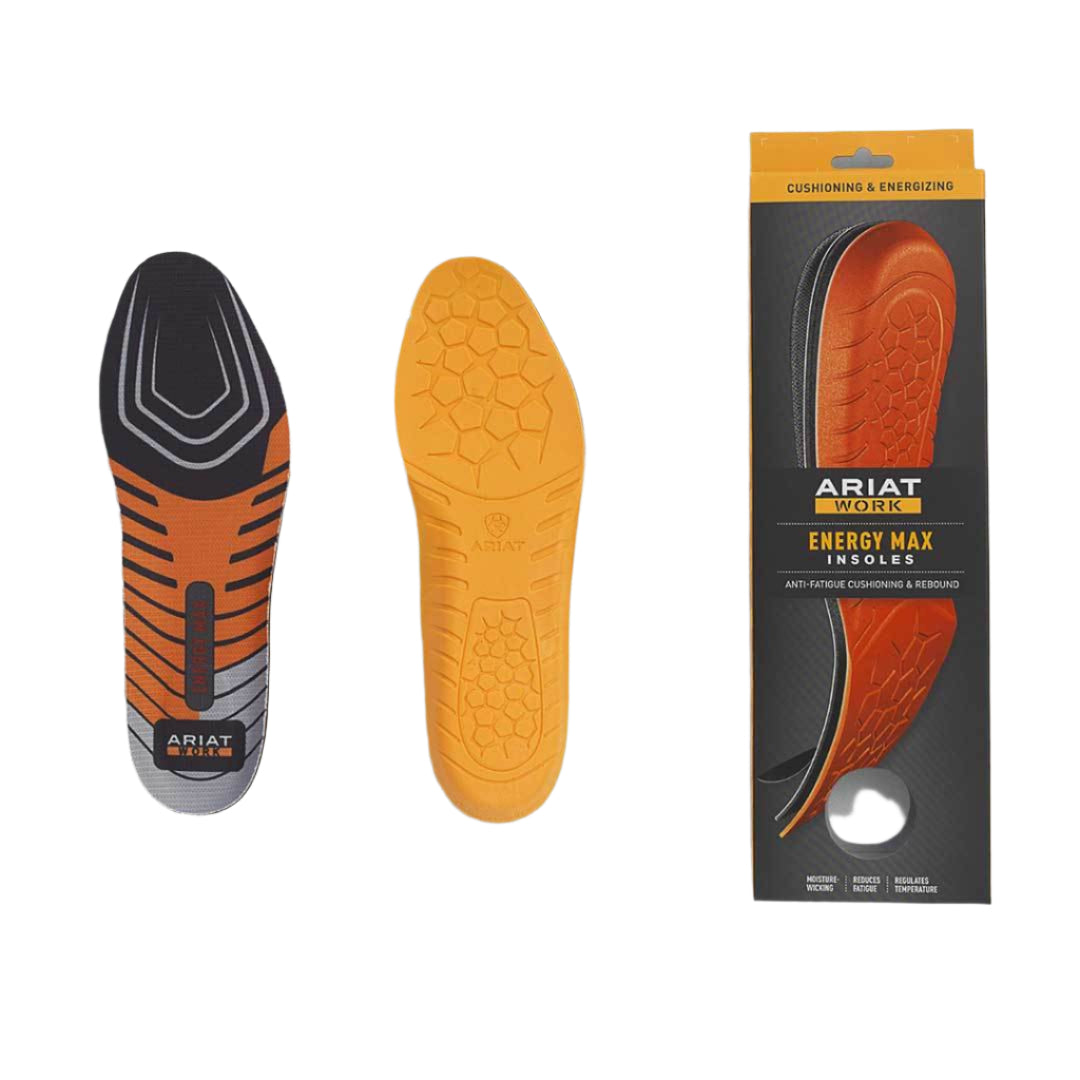 Ariat Men's Energy Max Round Toe Insoles | Lammle's – Lammle's Western Wear