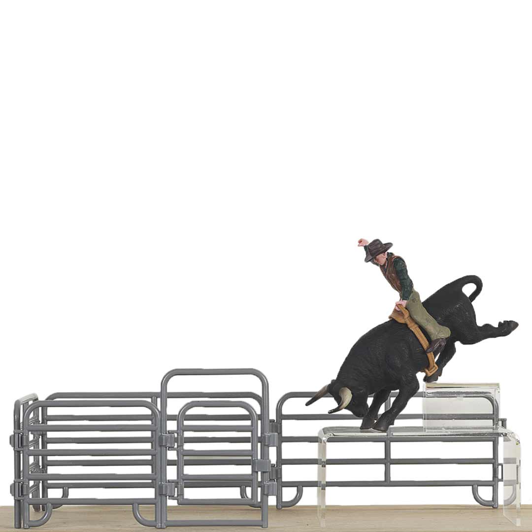 Bigtime Rodeo Bull Rider Figure Toy Set | Lammle's – Lammle's Western Wear