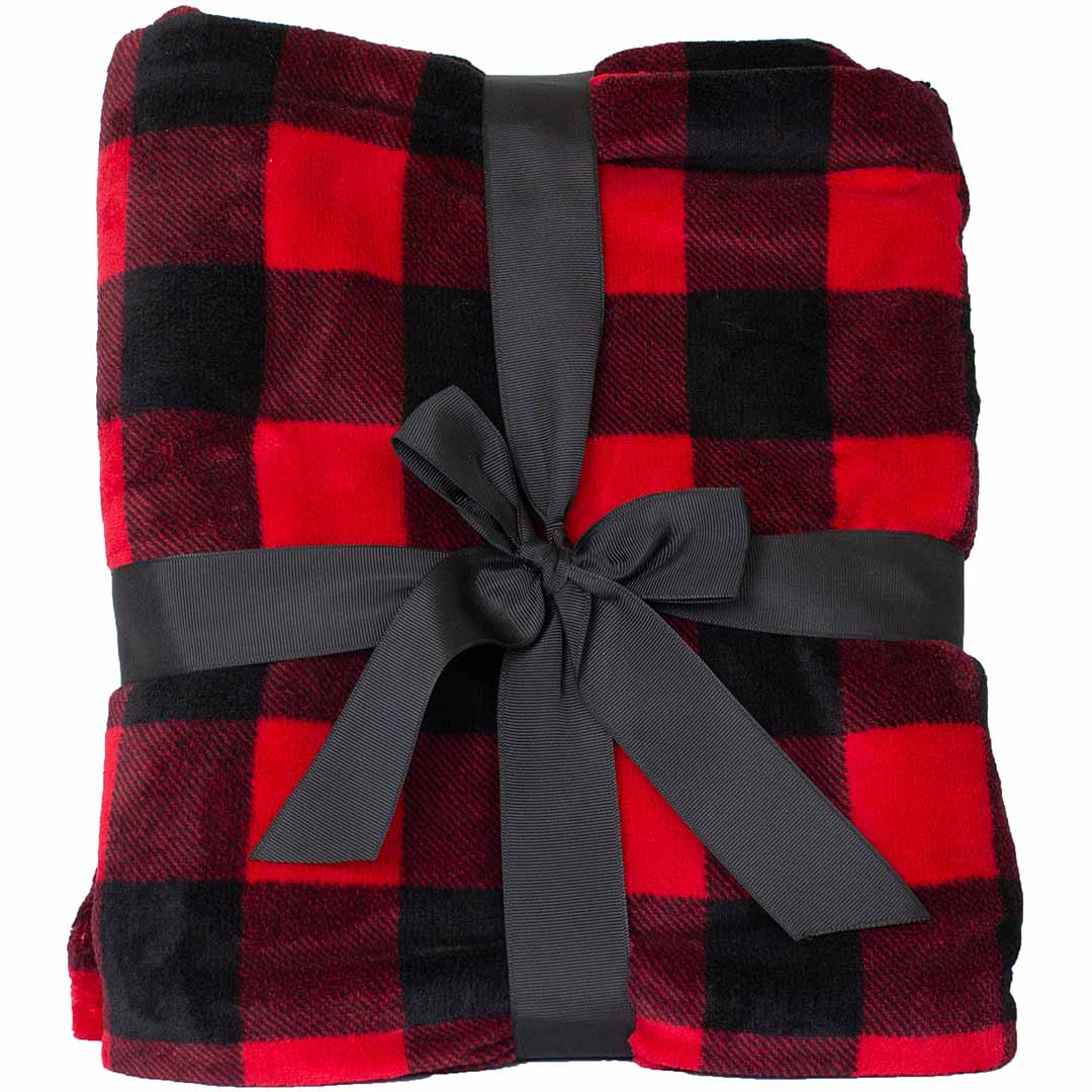 Calgary Stampede Buffalo Plaid Throw Blanket | Lammle's – Lammle's ...