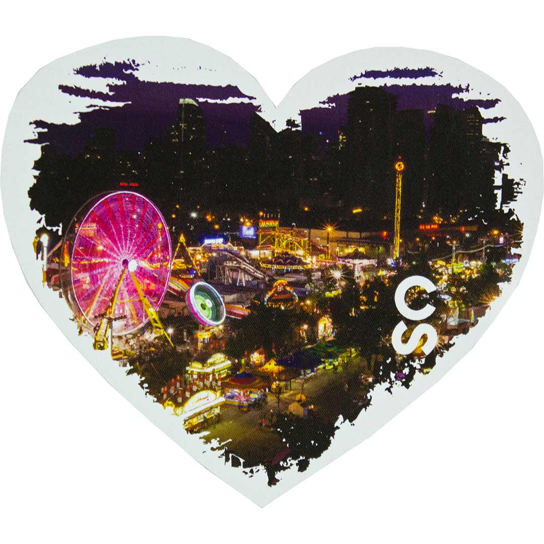 Calgary Stampede Midway Heart Sticker | Lammle's – Lammle's Western Wear