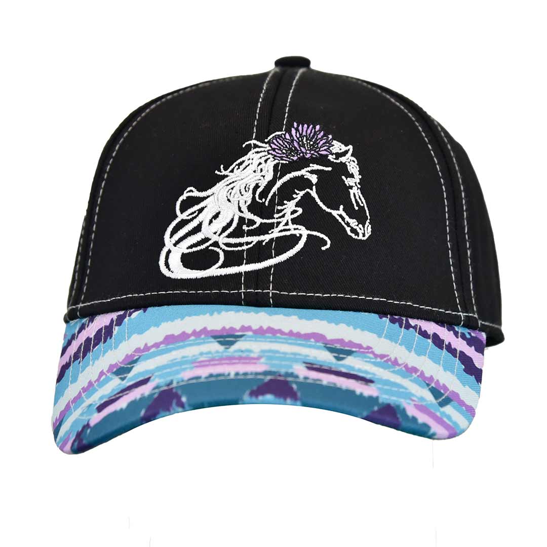 Cowgirl Hardware Girls' Horse Velcro Back Cap | Lammle's – Lammle's ...