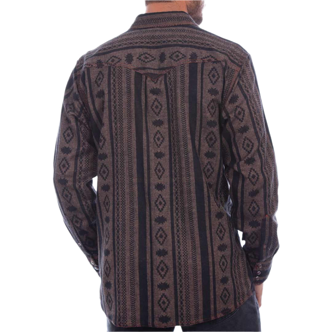 Scully Men's Aztec Print Snap Shirt | Lammle's – Lammle's Western Wear