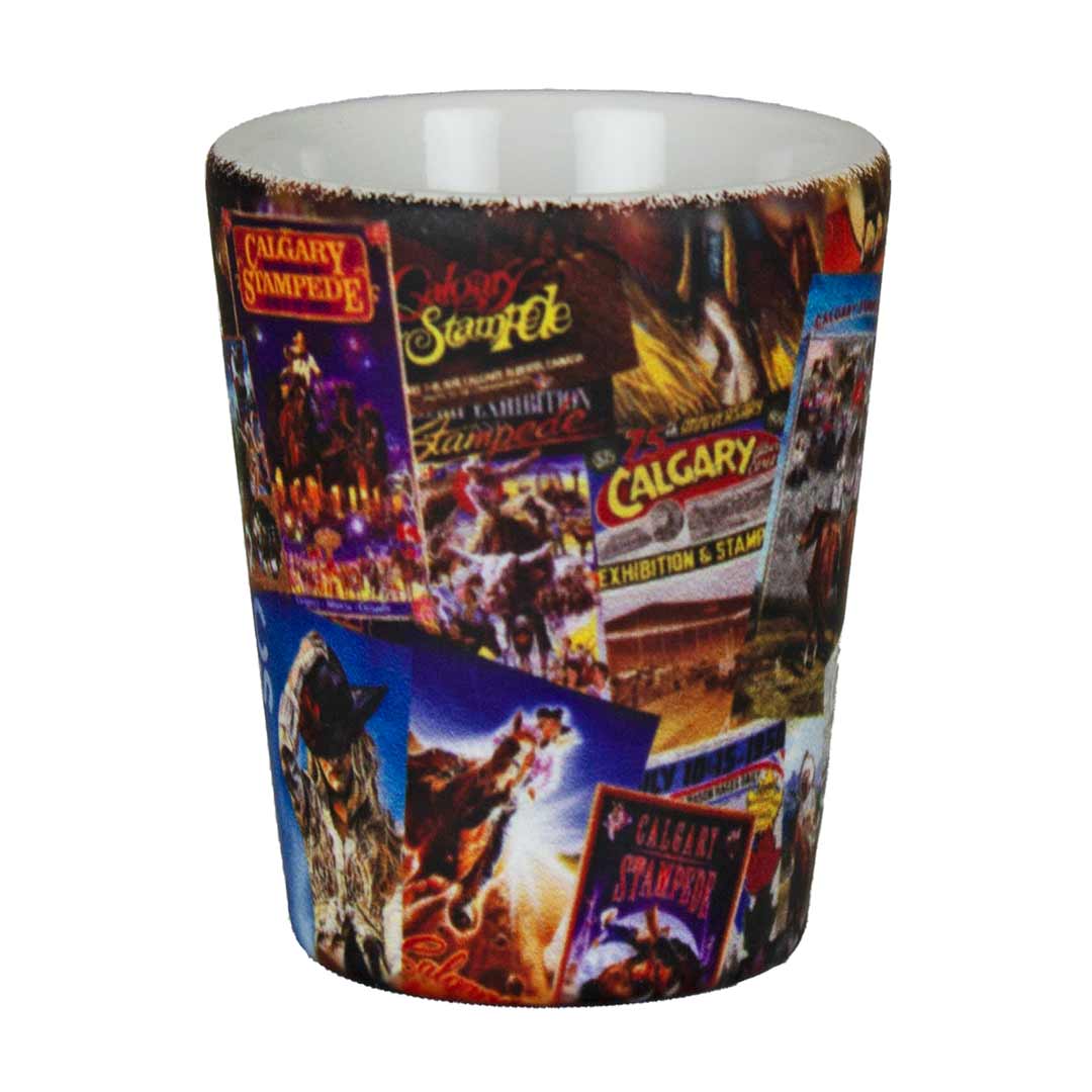 Calgary Stampede Poster Collage Shot Glass | Lammle's – Lammle's ...