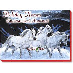 Leanin Tree Holiday Horses Card Assortment | Lammle's – Lammle's ...