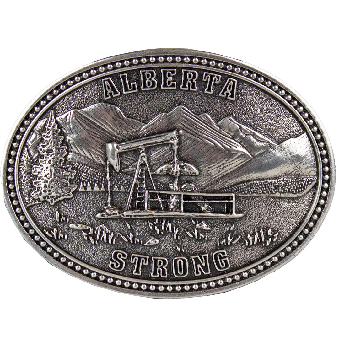 Montana Silversmiths Alberta Strong Custom Buckle | Lammle's – Lammle's ...