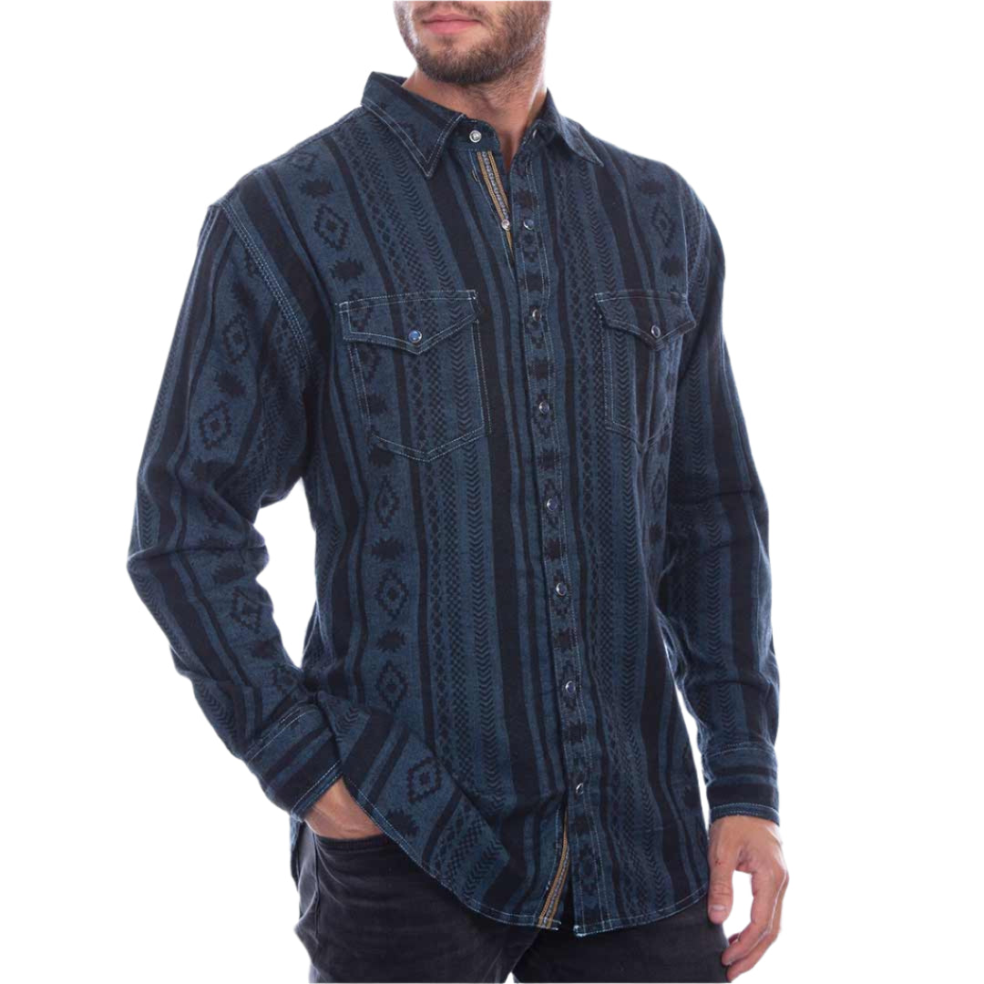 Scully Men's Aztec Print Snap Shirt | Lammle's – Lammle's Western Wear